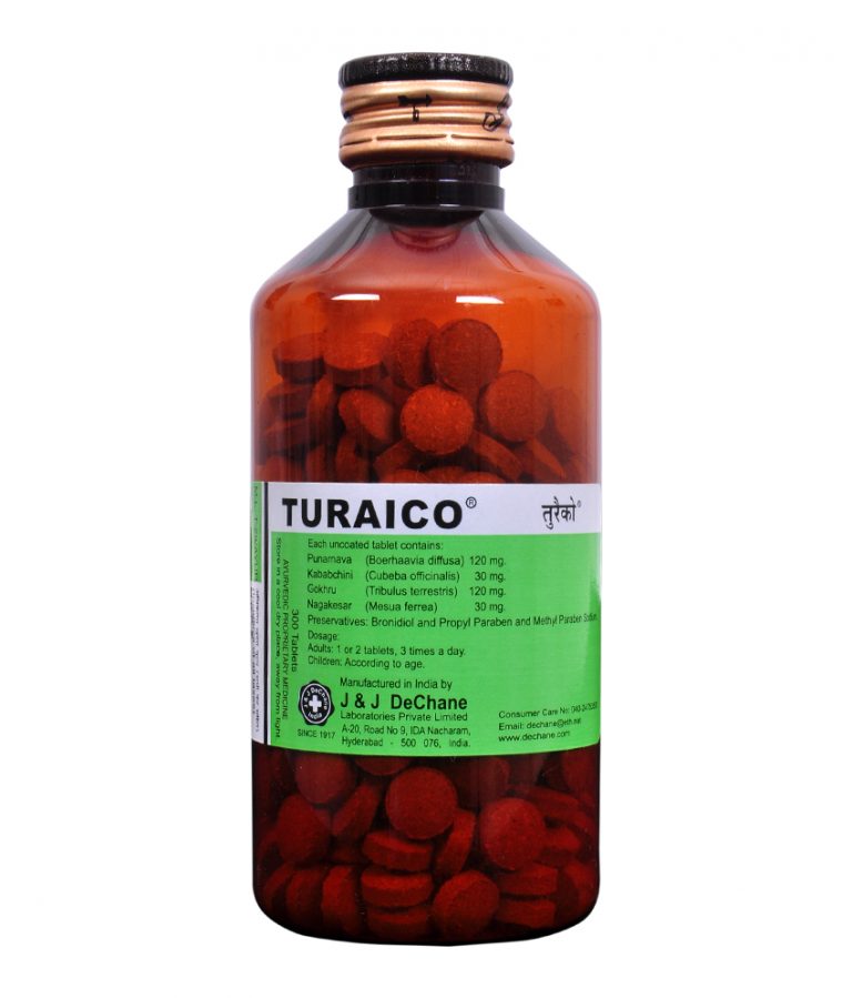 Turaico 300 Tabs – J & J DeChane Laboratories Pvt Ltd